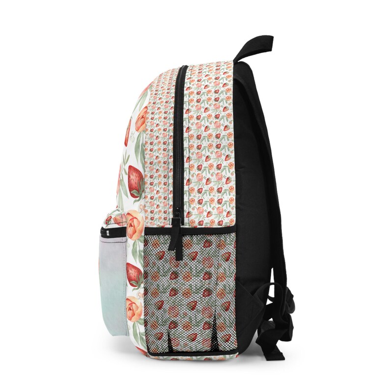 Kawaii Strawberry Backpack , Custom Strawberry Chiby Pattern Backpack ...