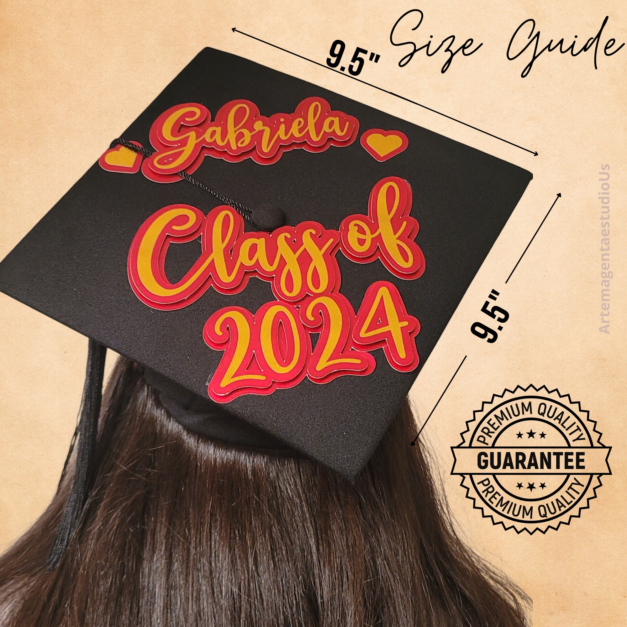 Custom Graduation Cap, Graduation Cap Topper, Personalized Grad Cap ...