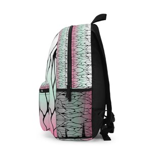 Custom Anime Kimono Pattern Backpack ,back to School, Slayer Bag ...