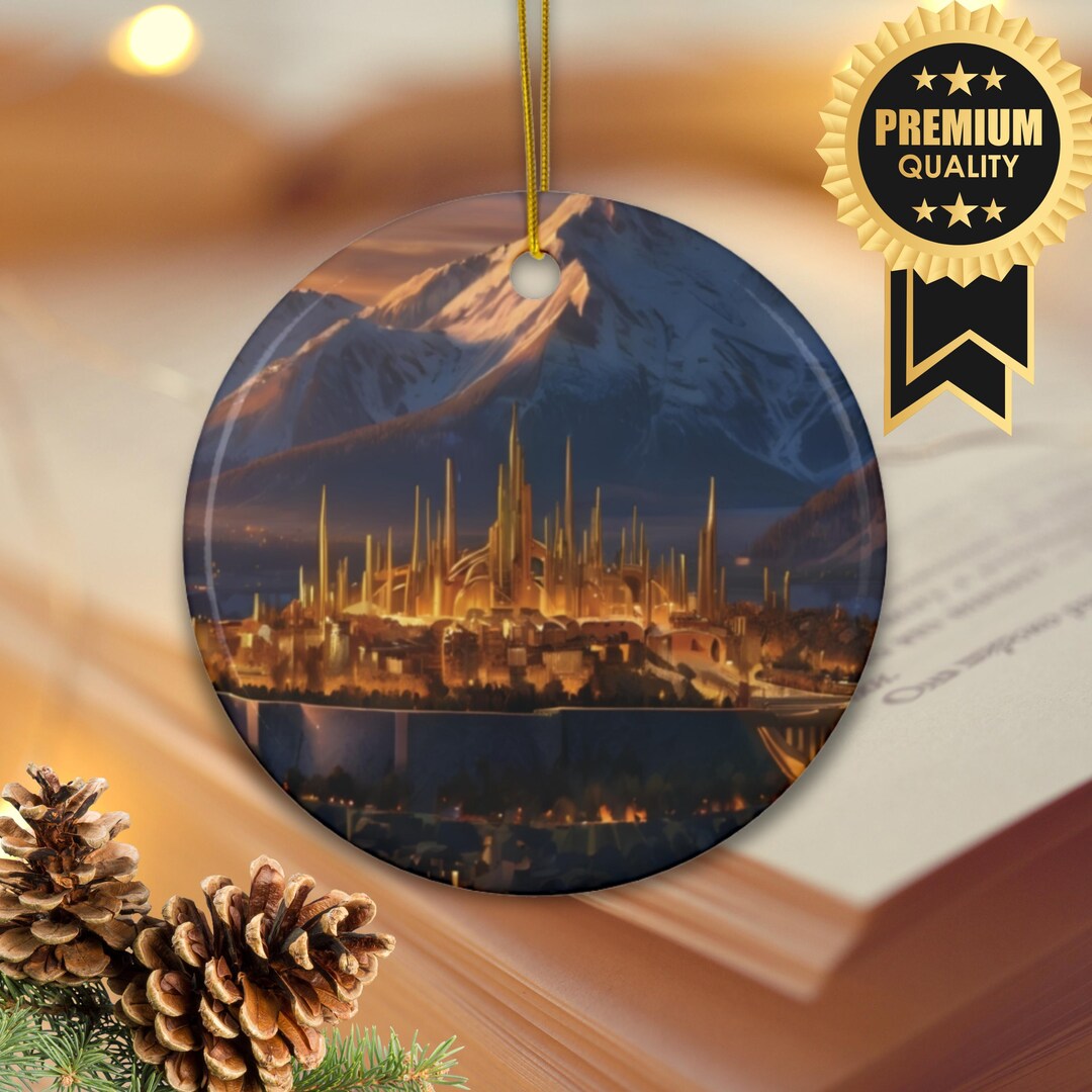 Velaris Ornament, Book Lover Keepsake, Acotar Decorations, Bookish ...