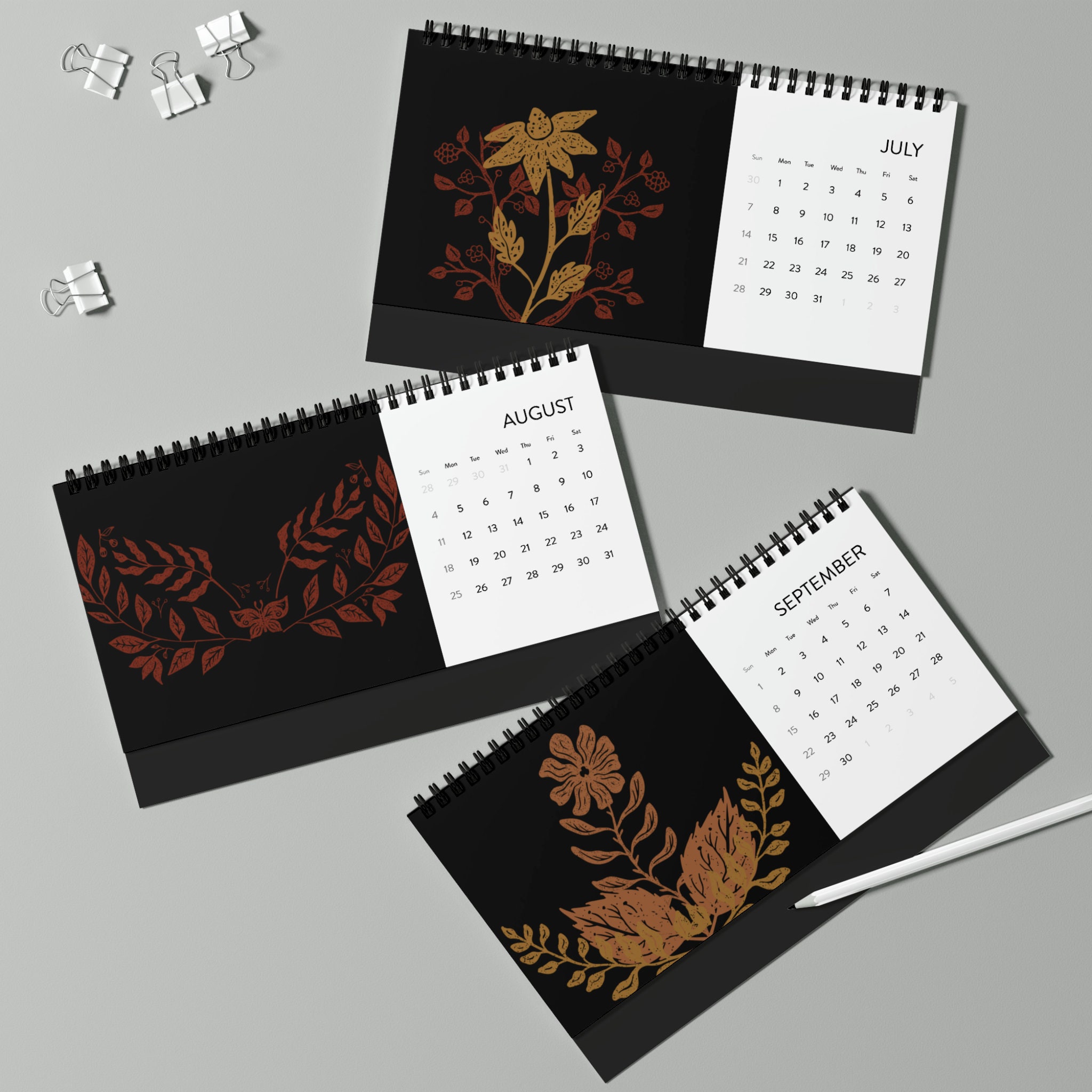 Cottagecore Calendar, Desktop Calendar 2024, Cottagecore Monthly ...