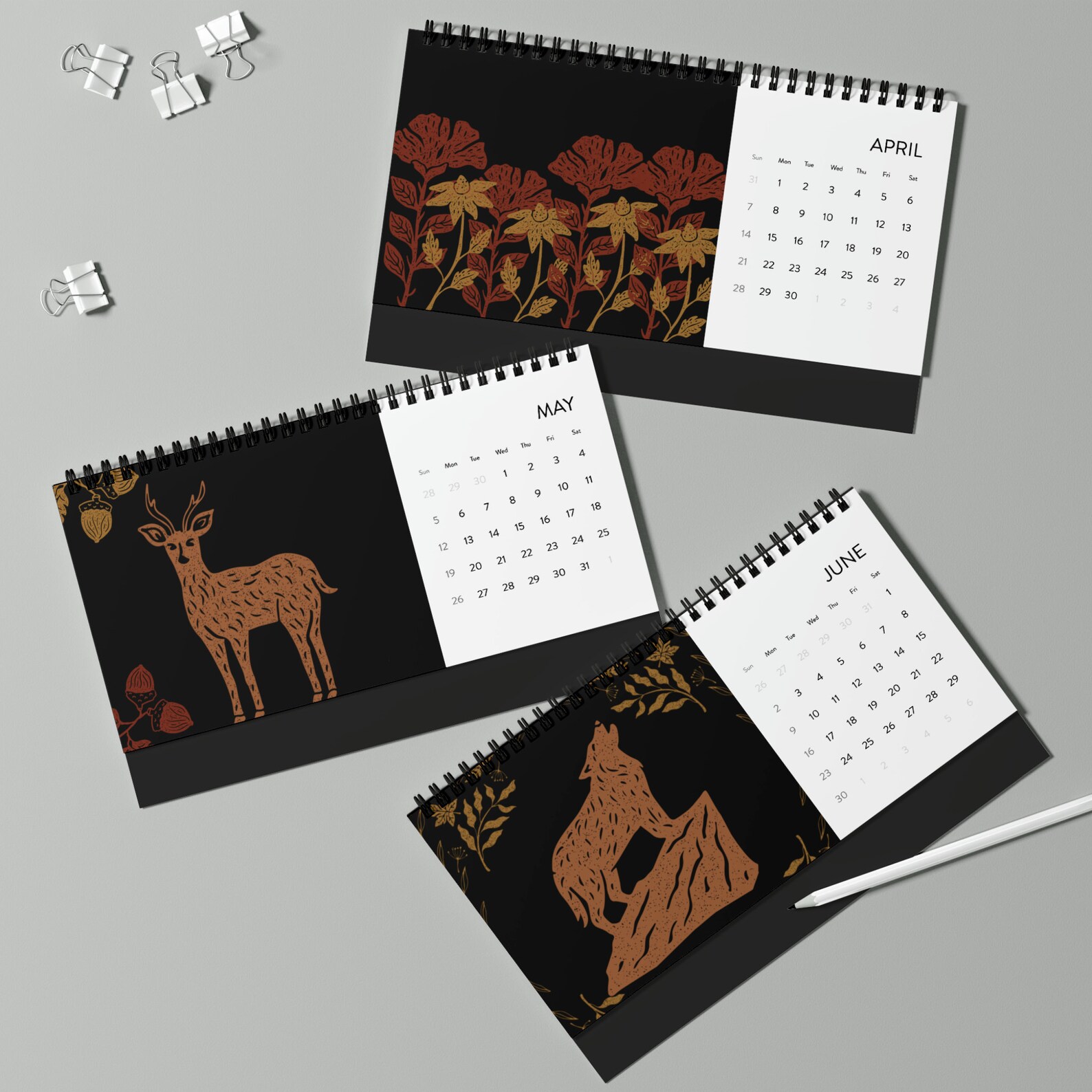 Cottagecore Calendar, Desktop Calendar 2024, Cottagecore Monthly ...