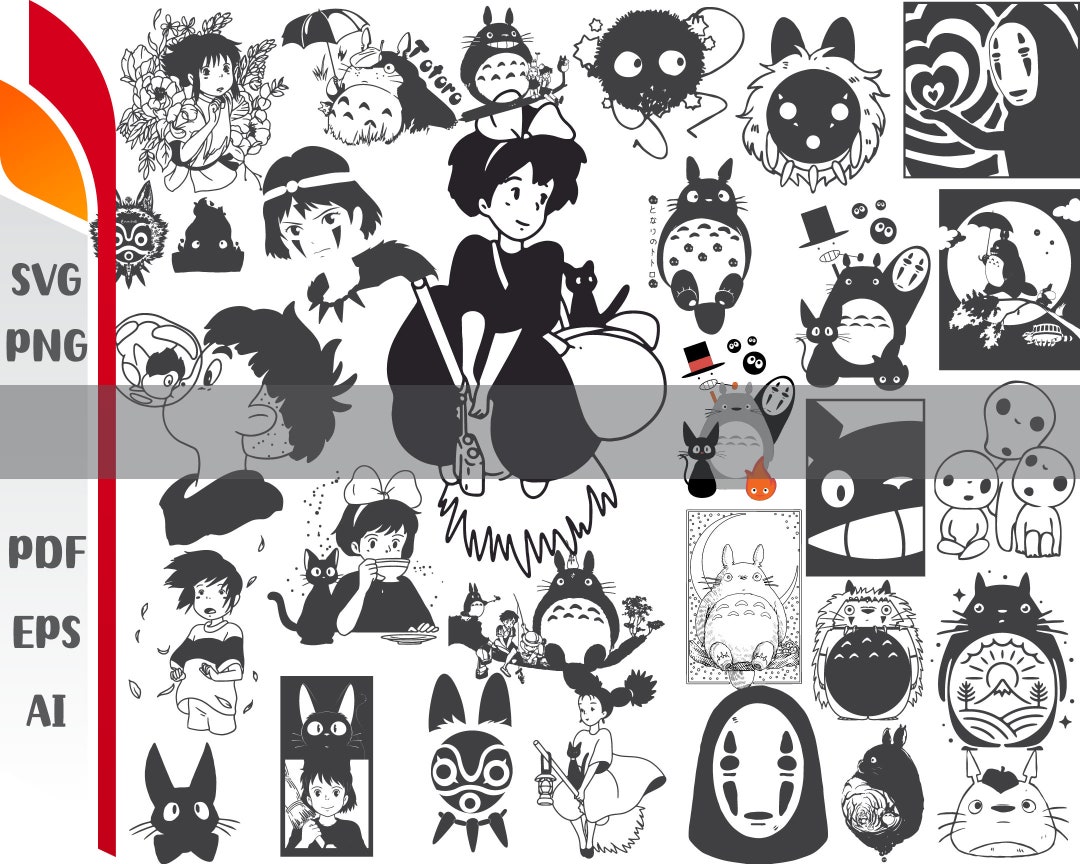 Explore Our Anime Bundle SVG With 30 Unique Designs Instantly Download ...