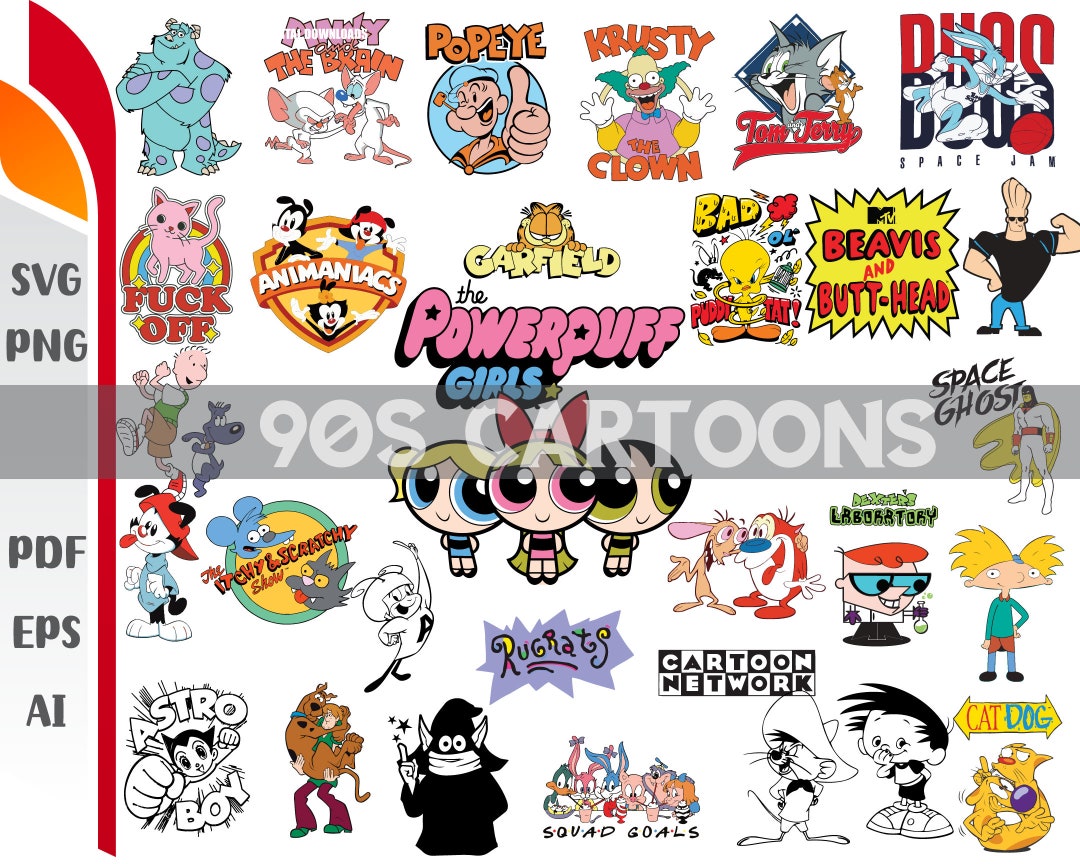 Cartoon Svg,cartoon Characters Svg,cartoon Bundle Svg,animated Svg,toon ...