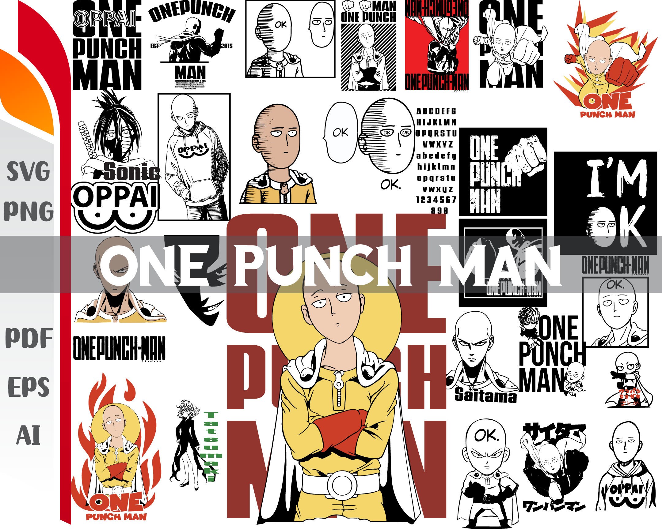 Explore Our Anime Bundle SVG With 30 Unique Designs! Instantly Download ...