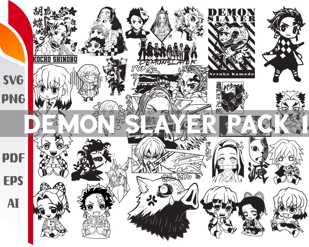 Explore Our Anime Bundle SVG With 30 Unique Designs! Instantly Download ...