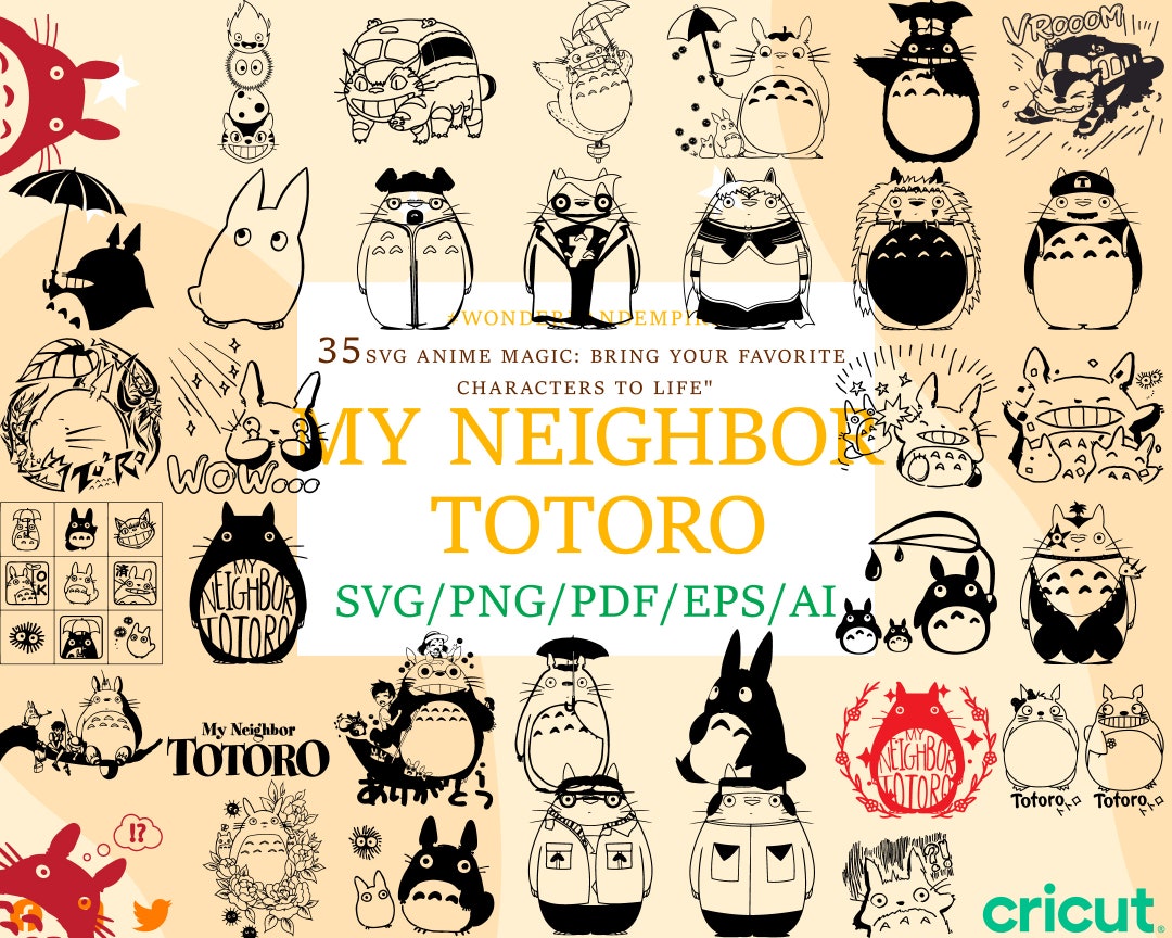 Explore Our Anime Bundle SVG With 35 Unique Designs! Instantly Download ...