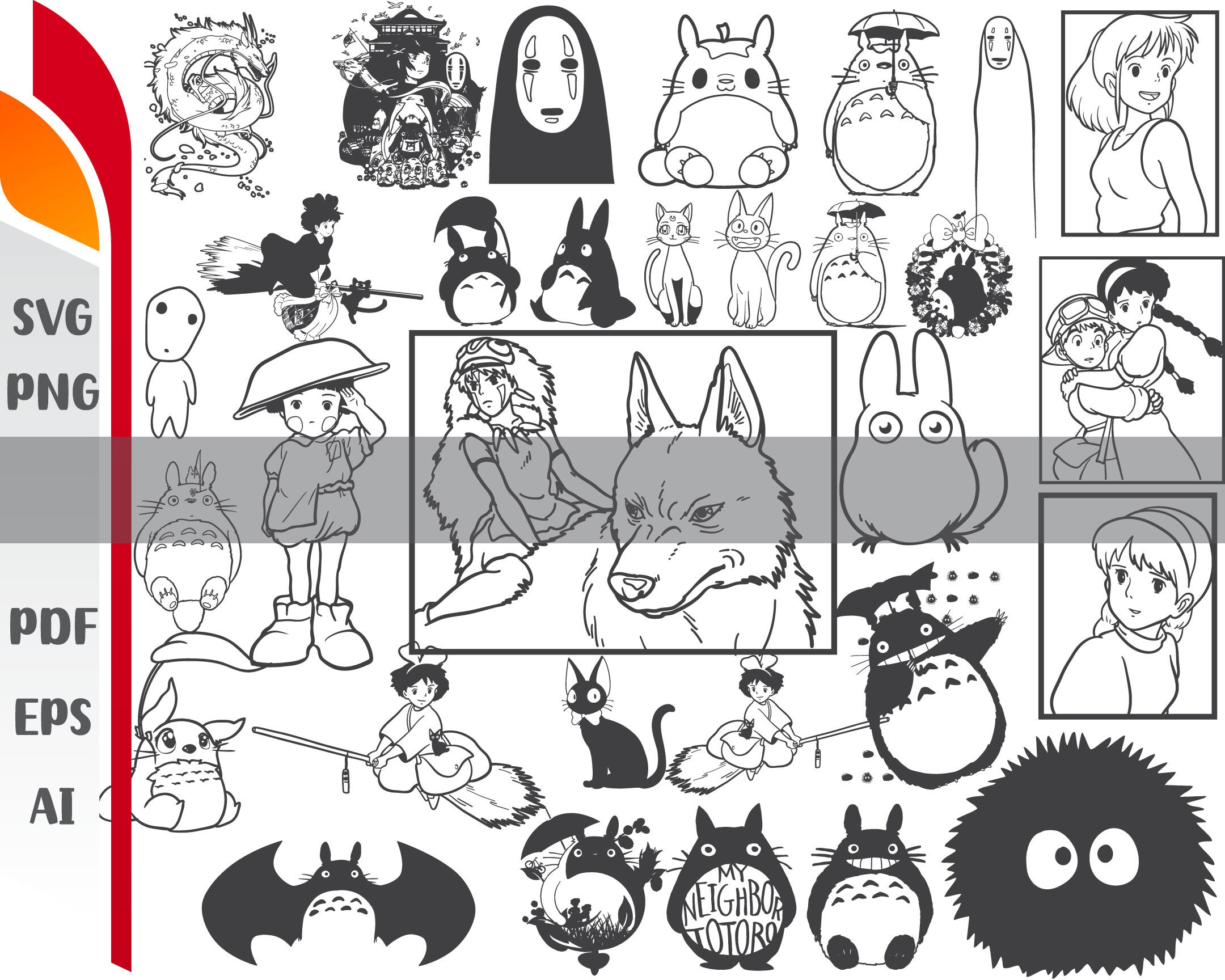 Explore Our Anime Bundle SVG With 30 Unique Designs! Instantly Download ...