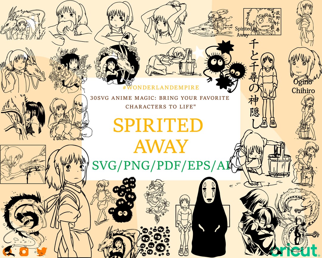Explore Our Anime Bundle SVG With 30 Unique Designs! Instantly Download ...