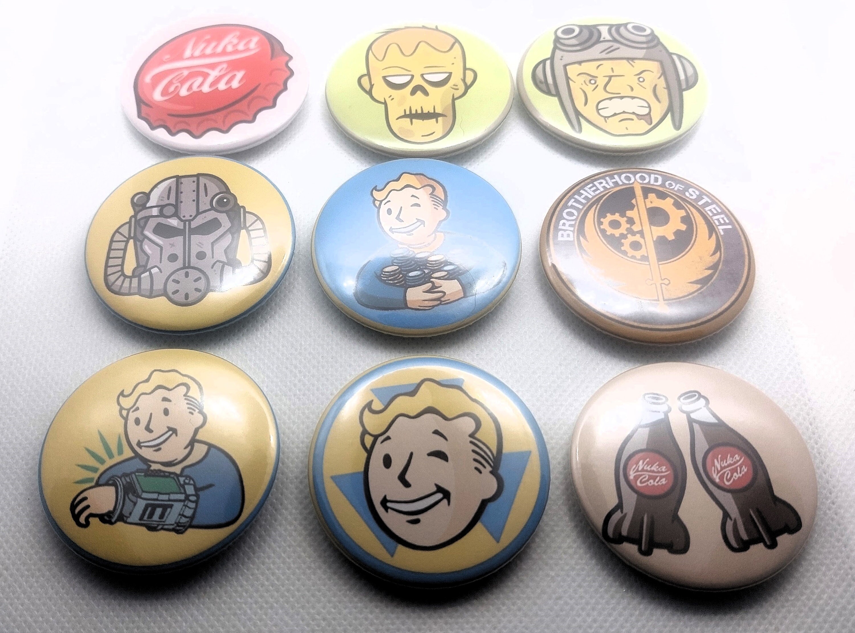 Fallout Series Vault Boy Badges Fallout Collection Vault-tec Inspired ...