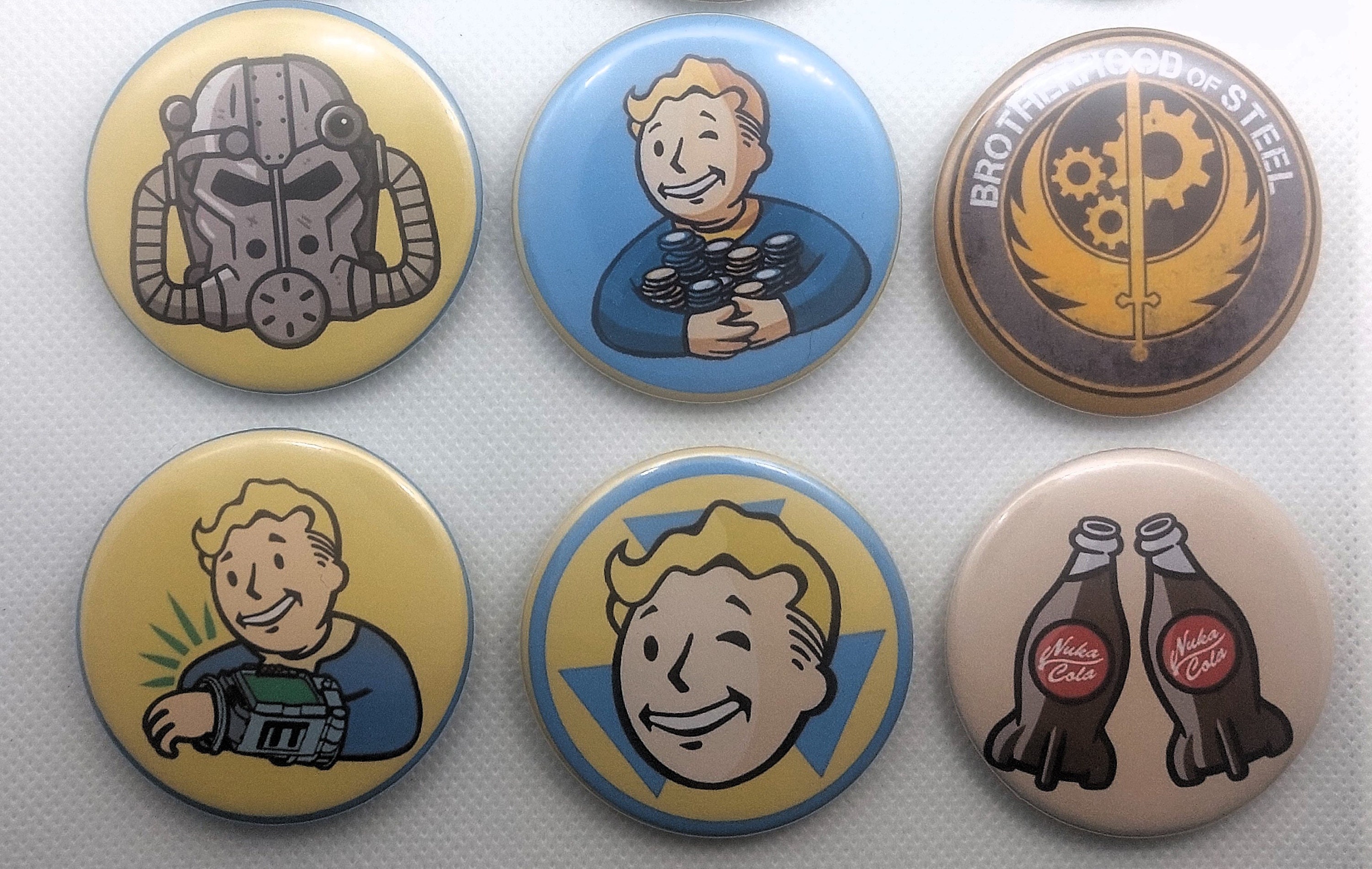 Fallout Series Vault Boy Badges Fallout Collection Vault-tec Inspired ...