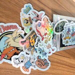 Unleash 90's Nickelodeon Nostalgia: Dive Into Our Vibrant Sticker Pack ...
