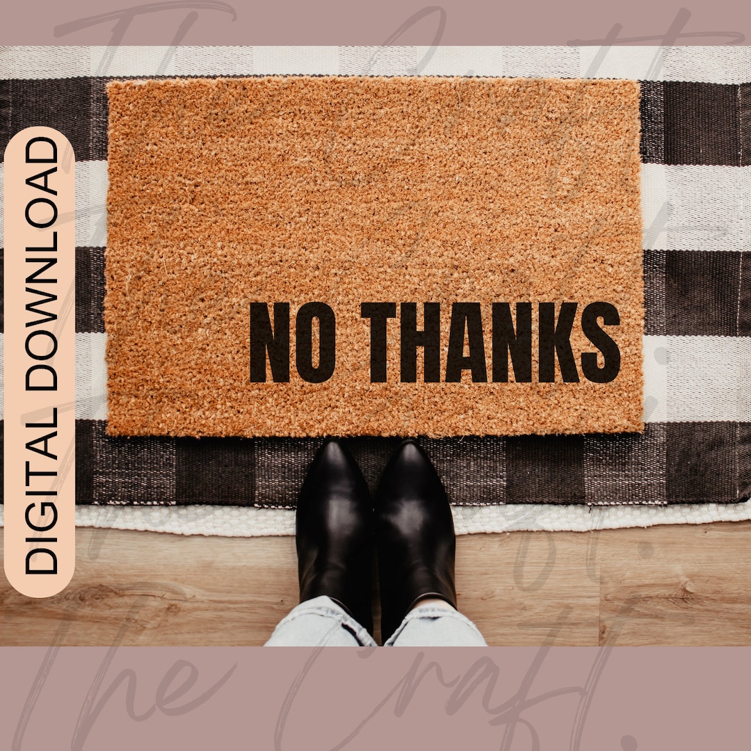 No Thanks SVG , Digital Download, SVG for Commercial Use. - Etsy