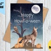 Printable Happy Halloween Greeting Card 5x7 Digital Download - Etsy