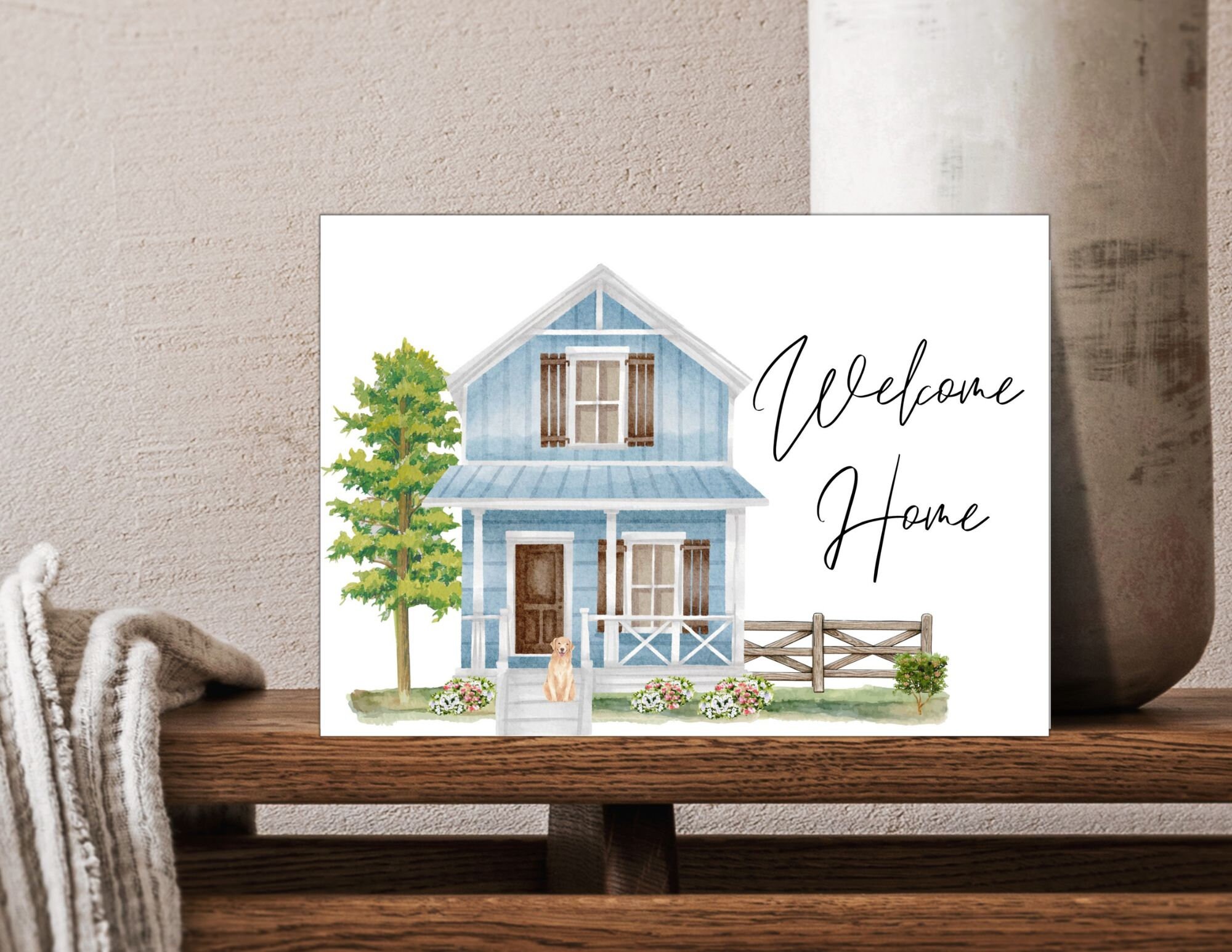 Printable Welcome Home Greeting Card 5x7 Digital Download - Etsy