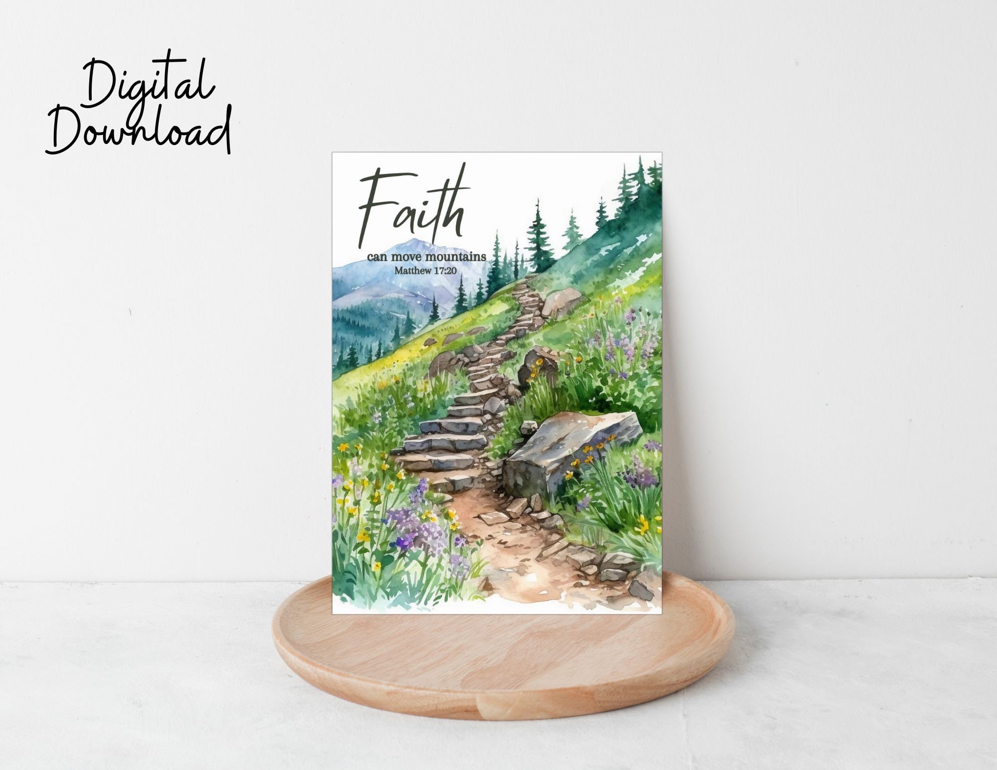 Printable Encouragement Greeting Card 5x7 Digital Download - Etsy