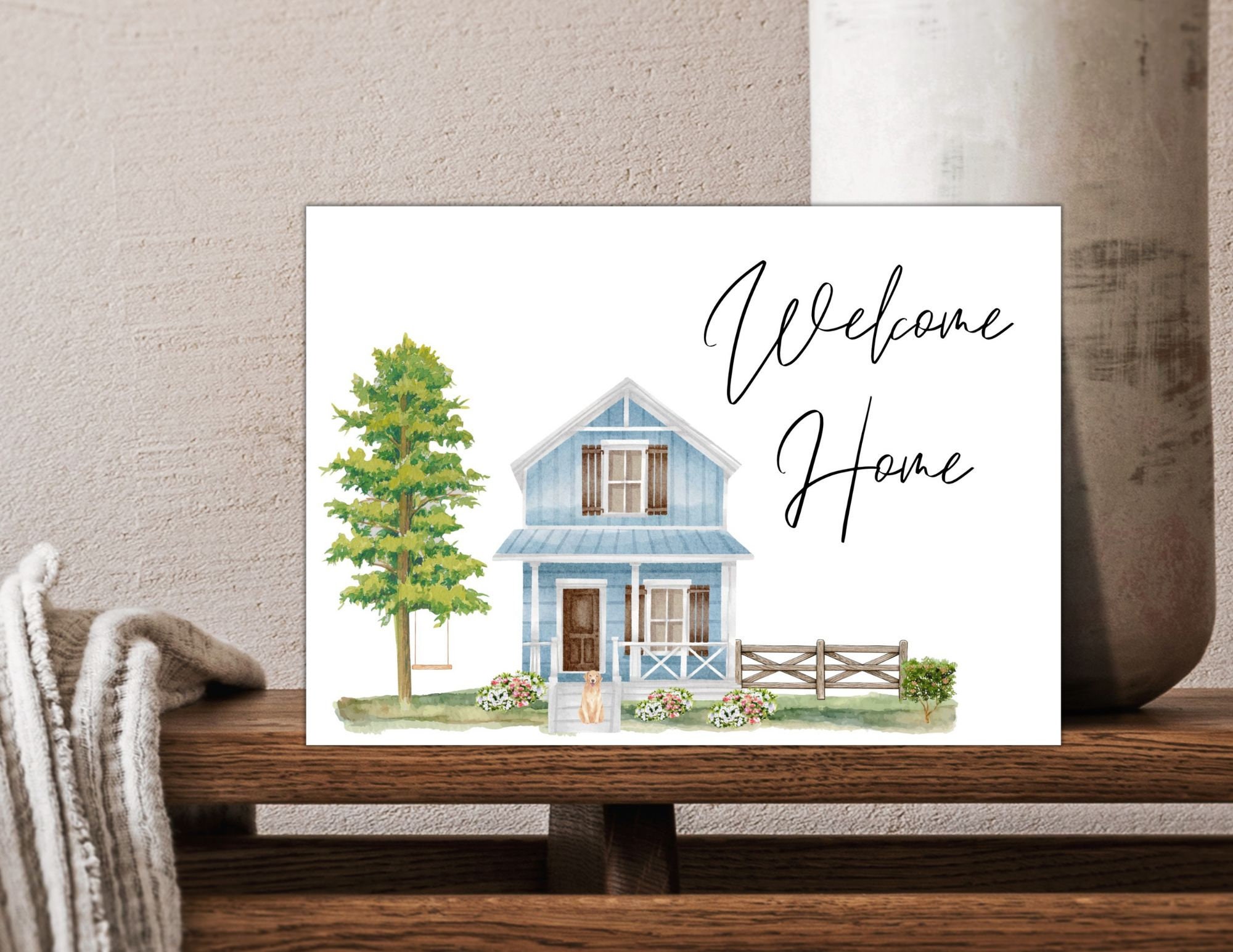 Printable Welcome Home Greeting Card 5x7 Digital Download - Etsy