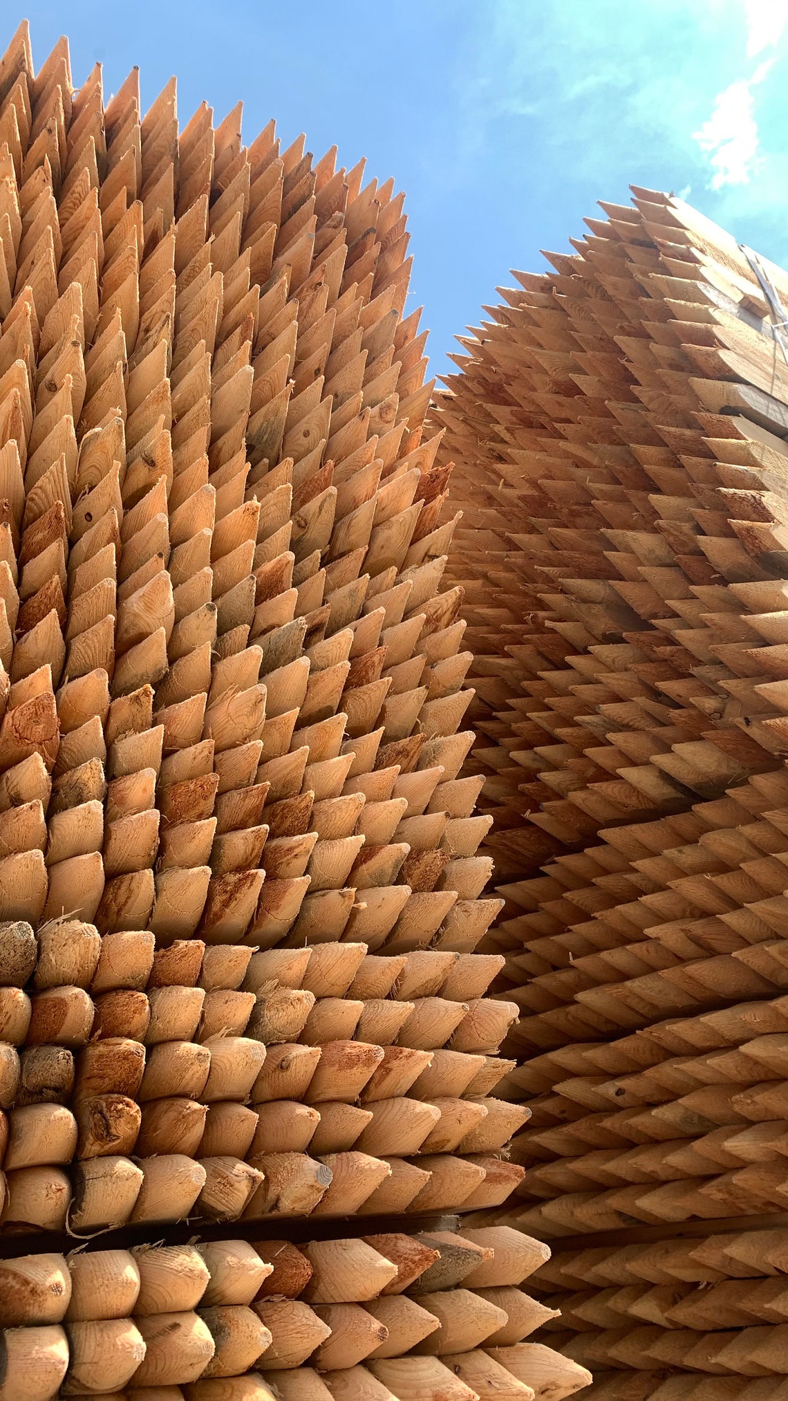 Wood Stake Hardwood Pencil Point - Etsy