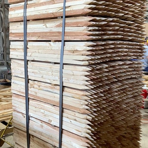 Wood Stake Hardwood Pencil Point - Etsy