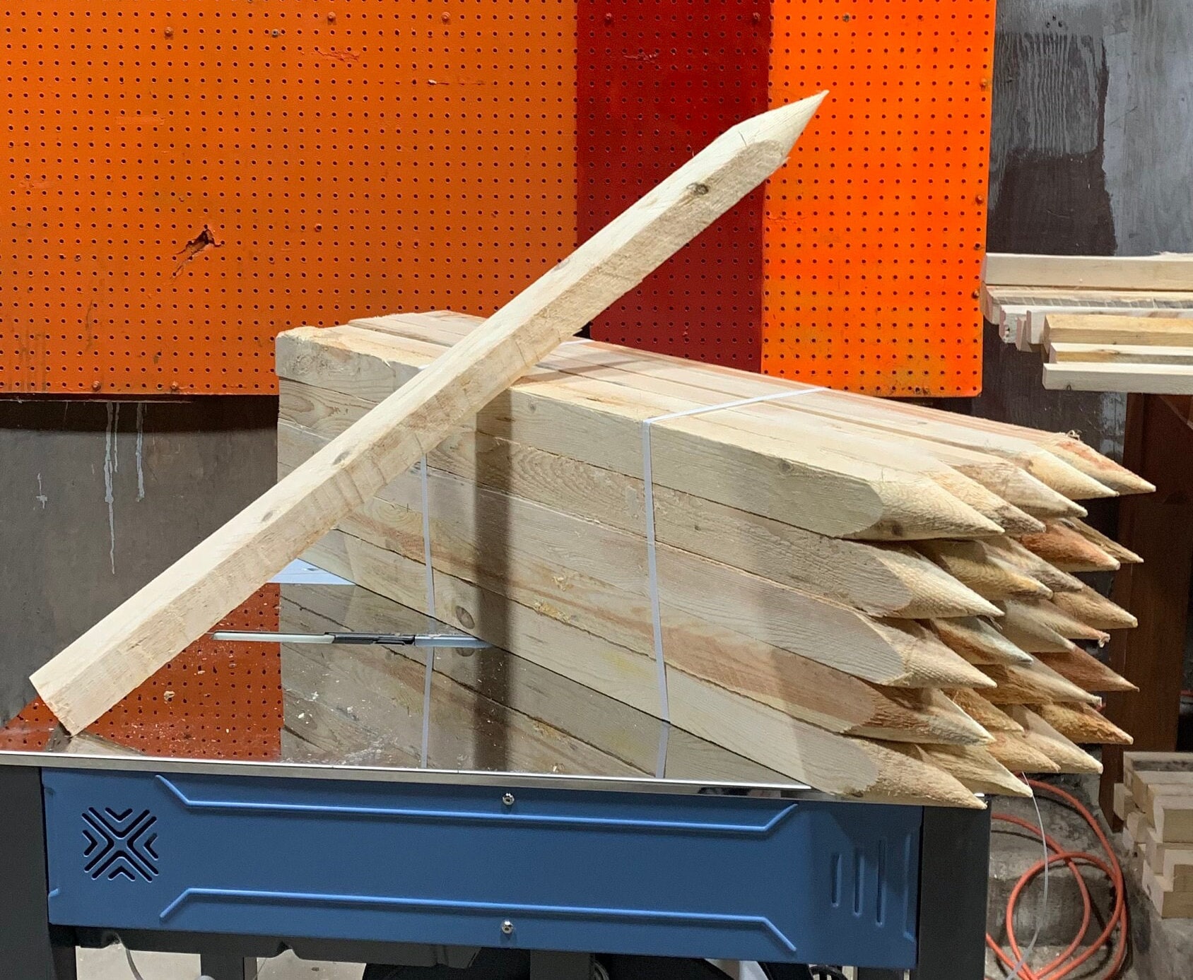 Wood Stake Hardwood Pencil Point - Etsy