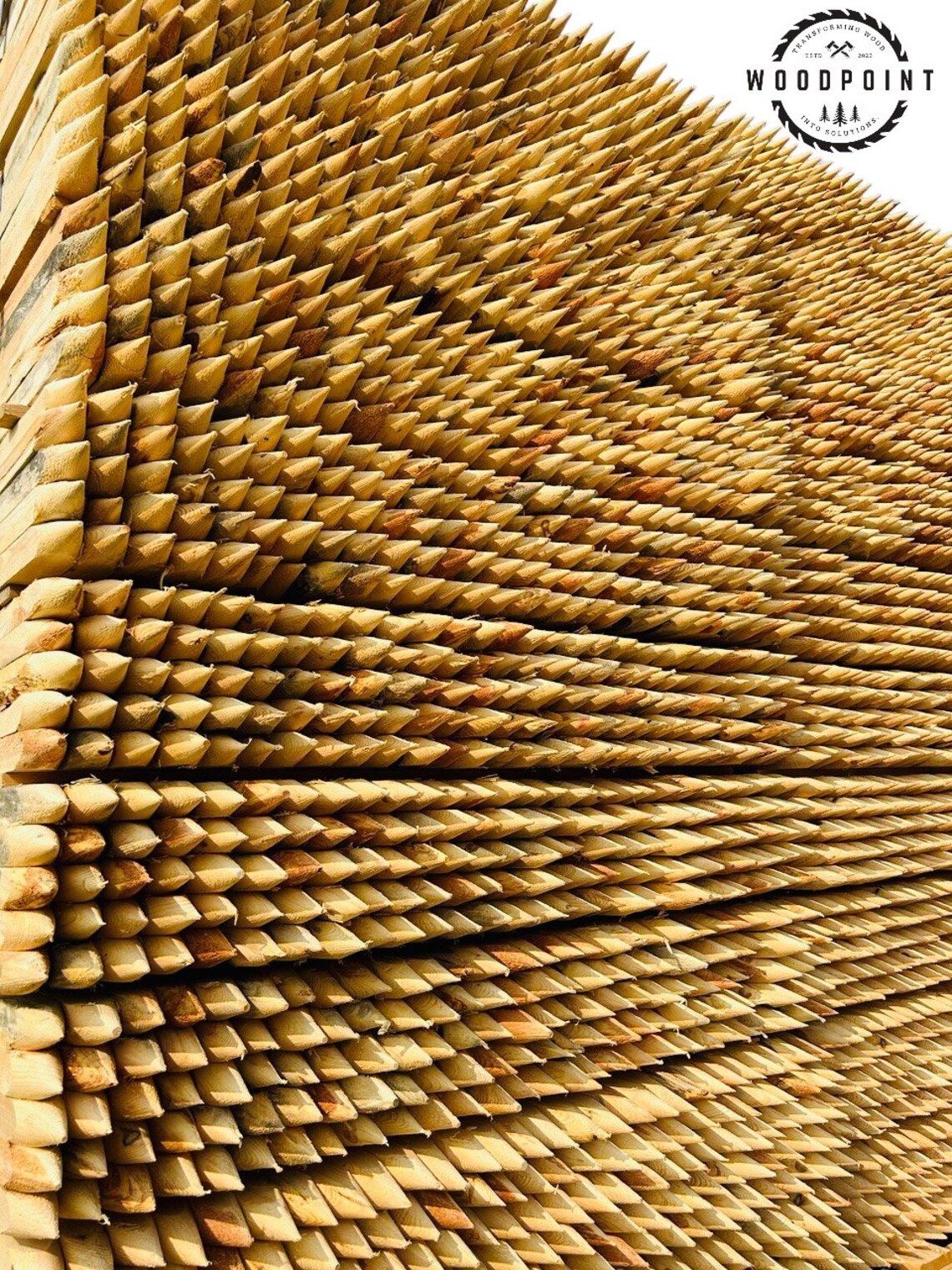 Wood Stake Hardwood Pencil Point - Etsy