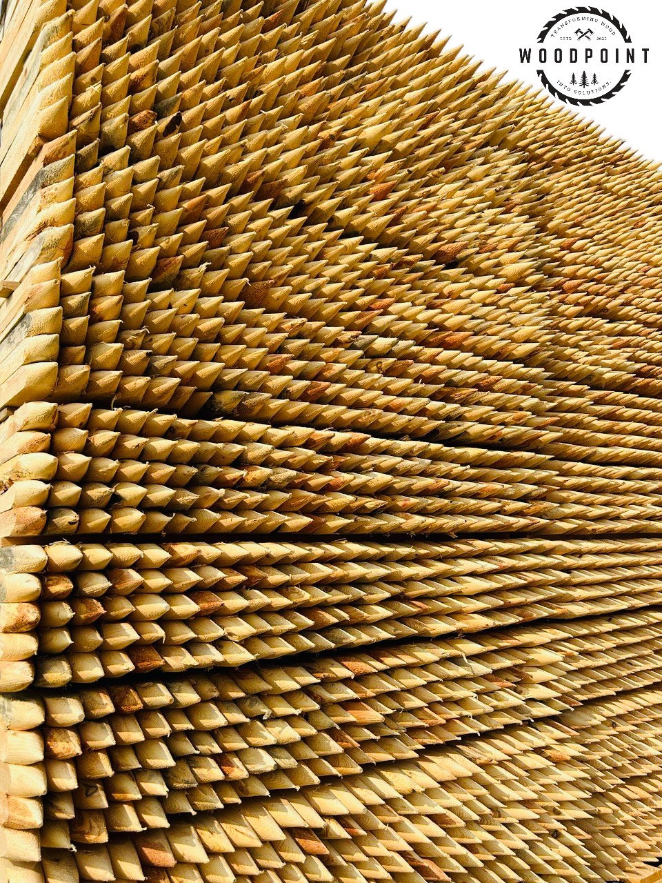 Wood Stake Hardwood Pencil Point - Etsy