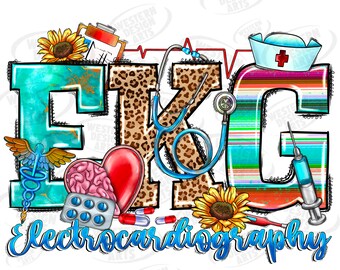 Western EKG Tech Png Sublimation Design Download, EKG Tech Png, Nurse ...