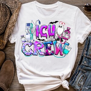 Icu Boo Crew Png, Boo Boo Crew PNG Sublimation Design,nurse Halloween ...