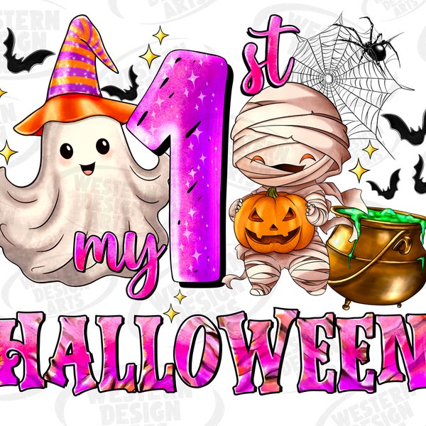 My First Halloween Svg - Etsy