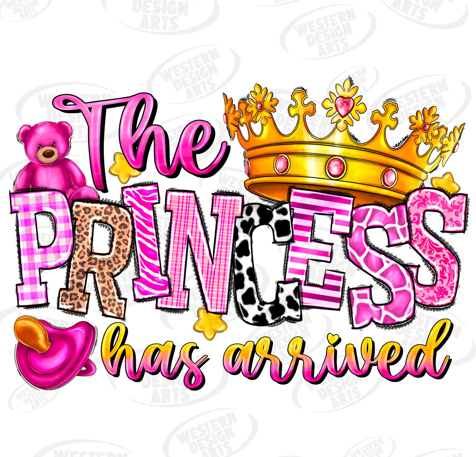 The Princess Has Arrived Png, Princess Png, Sublimation Design Download ...