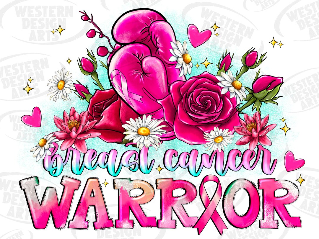 Breast Cancer Warrior Png Sublimation Design Download, Breast Cancer ...