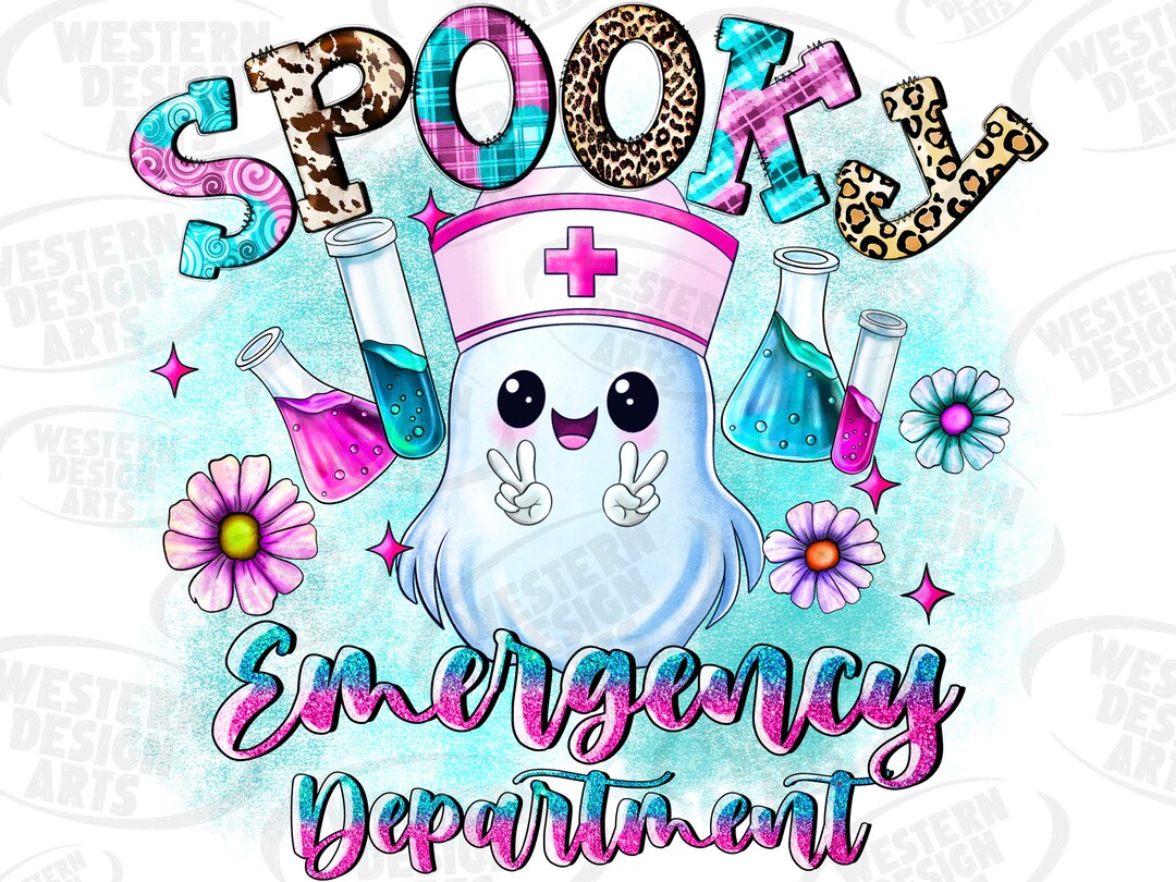 Spooky Emergency Department Png, Boo Boo Crew PNG Sublimation Design ...