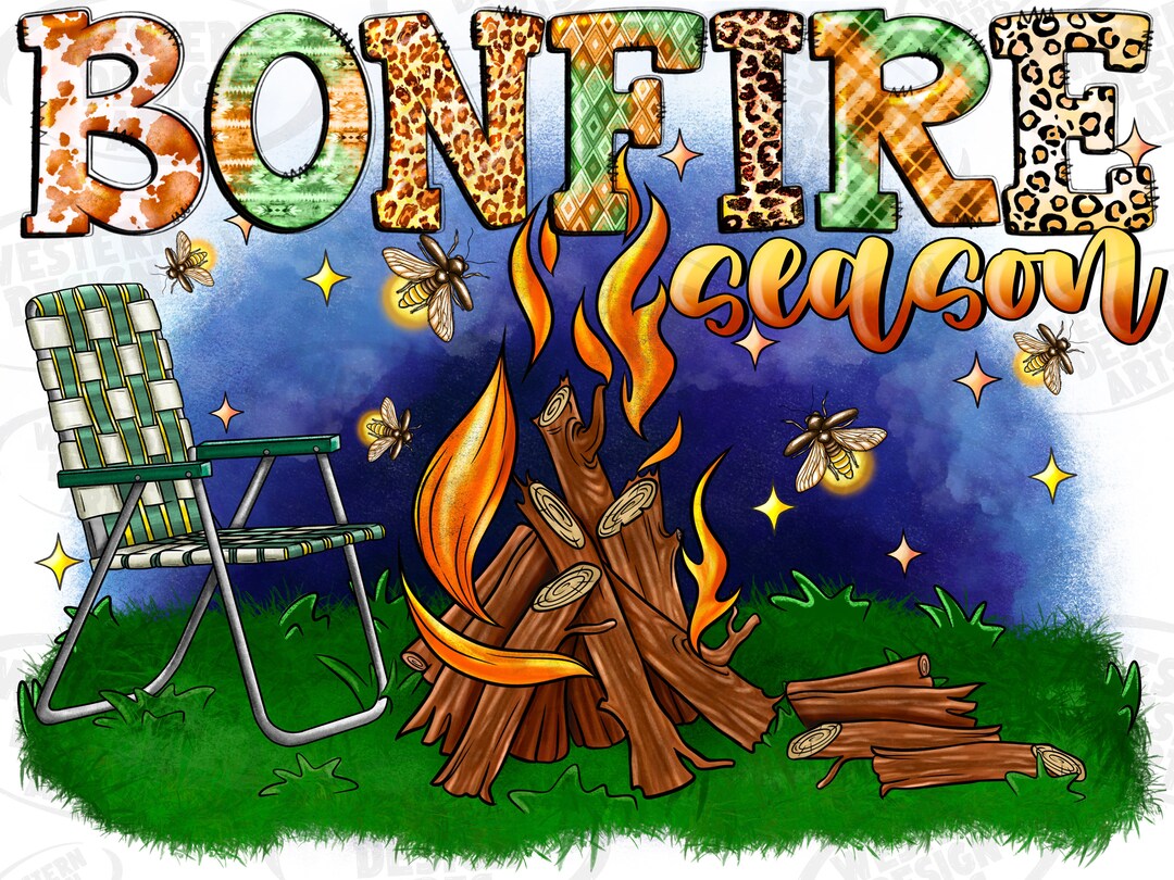 Bonfire Season Png, Camp Life, Camping Design, Pumpkins Sweaters Png ...