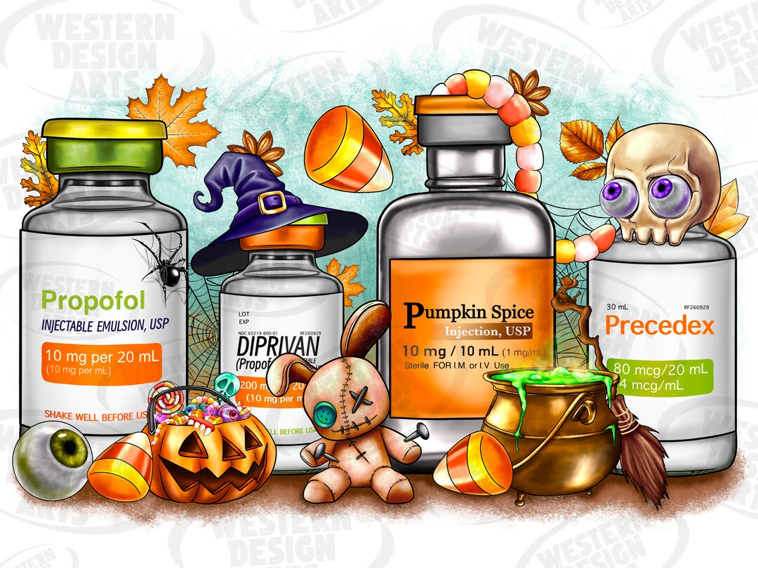 Meds Halloween Fall Png Happy Halloween Png Pumpkin Png - Etsy