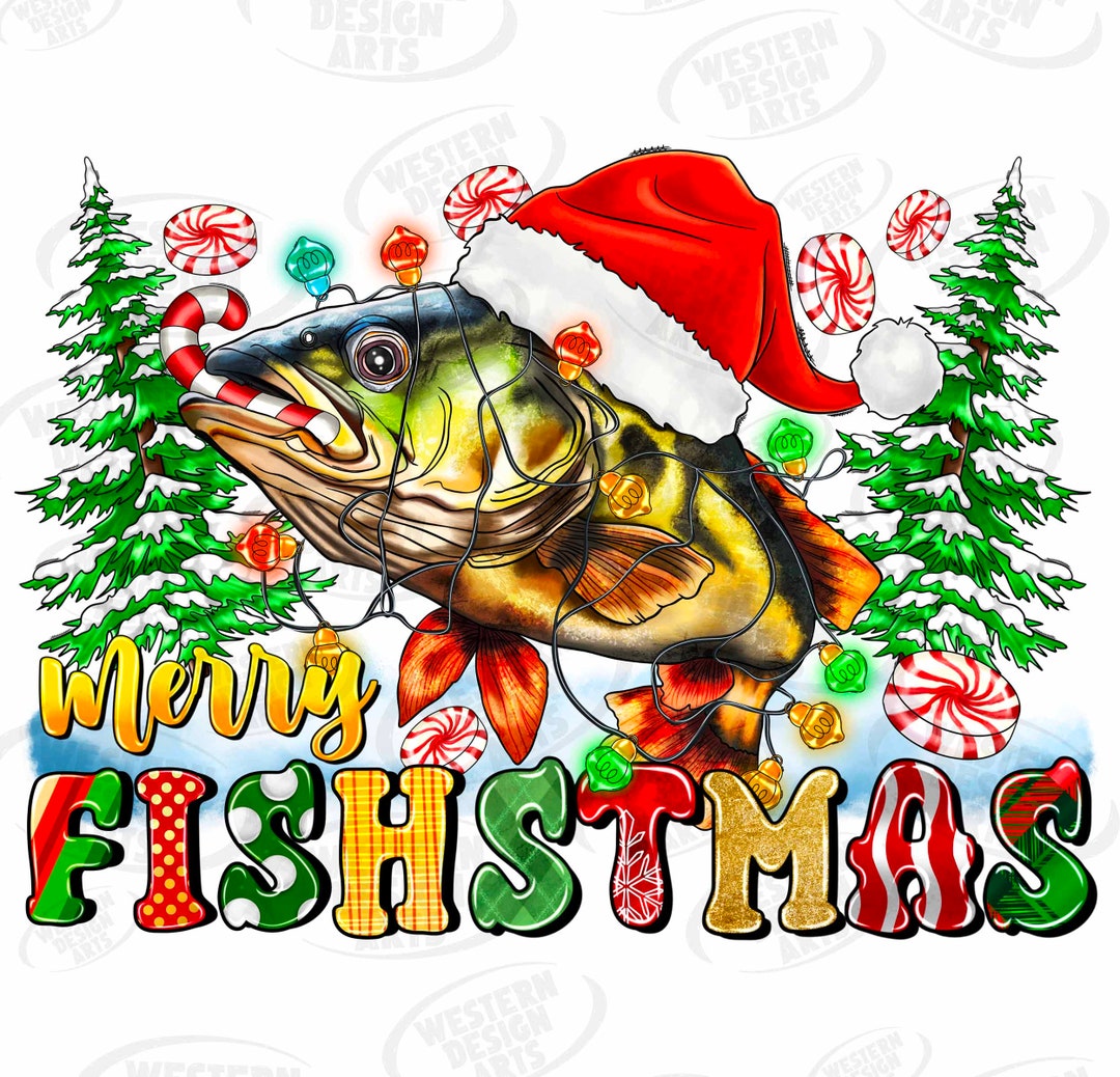 Merry Fishstmas Png, Fishing Png, Fish Png,merry Christmas Png ...