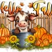 Hello Fall Baby Cow Png Sublimation Design Fall Vibes Png - Etsy