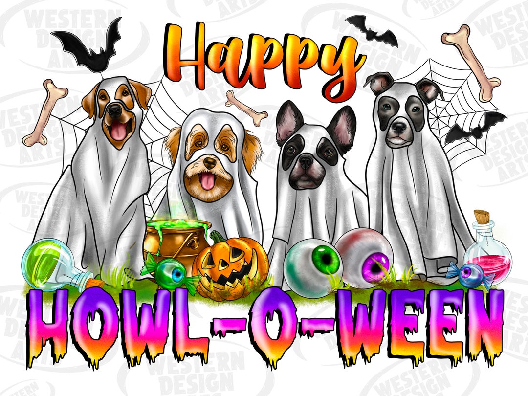 Happy Howloween Dog Png, Farmer Png, Halloween Dog,farm Watercolor ...
