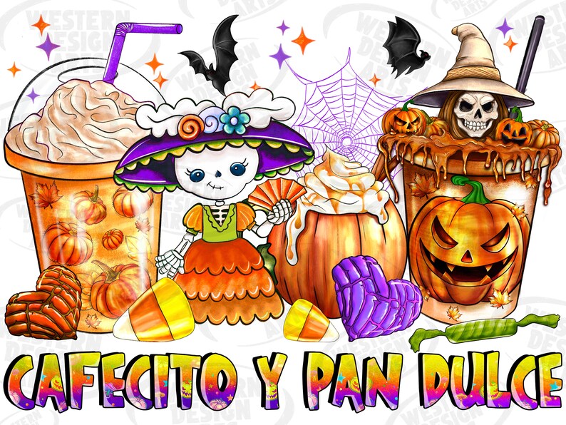 Cafecito Y Pan Dulce Coffee Cups Png Sublimation Design - Etsy