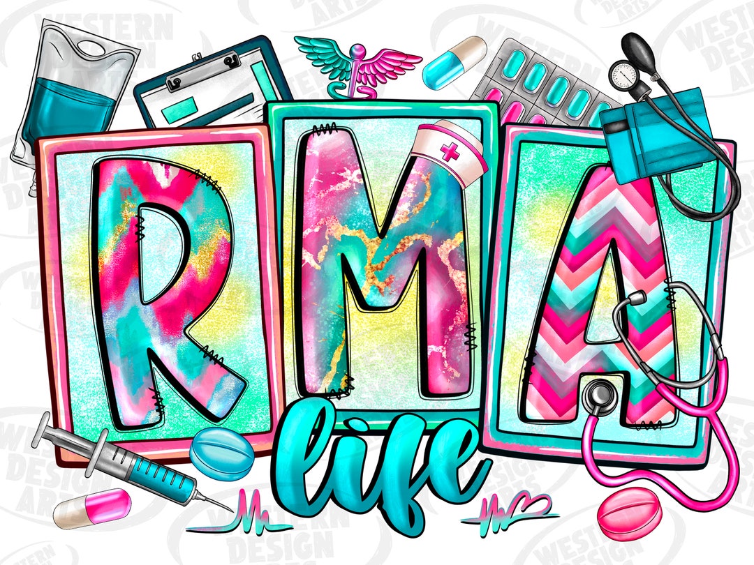 Western RMA Registered Medical Assistant Life Png, Nurse Life Png, RMA ...