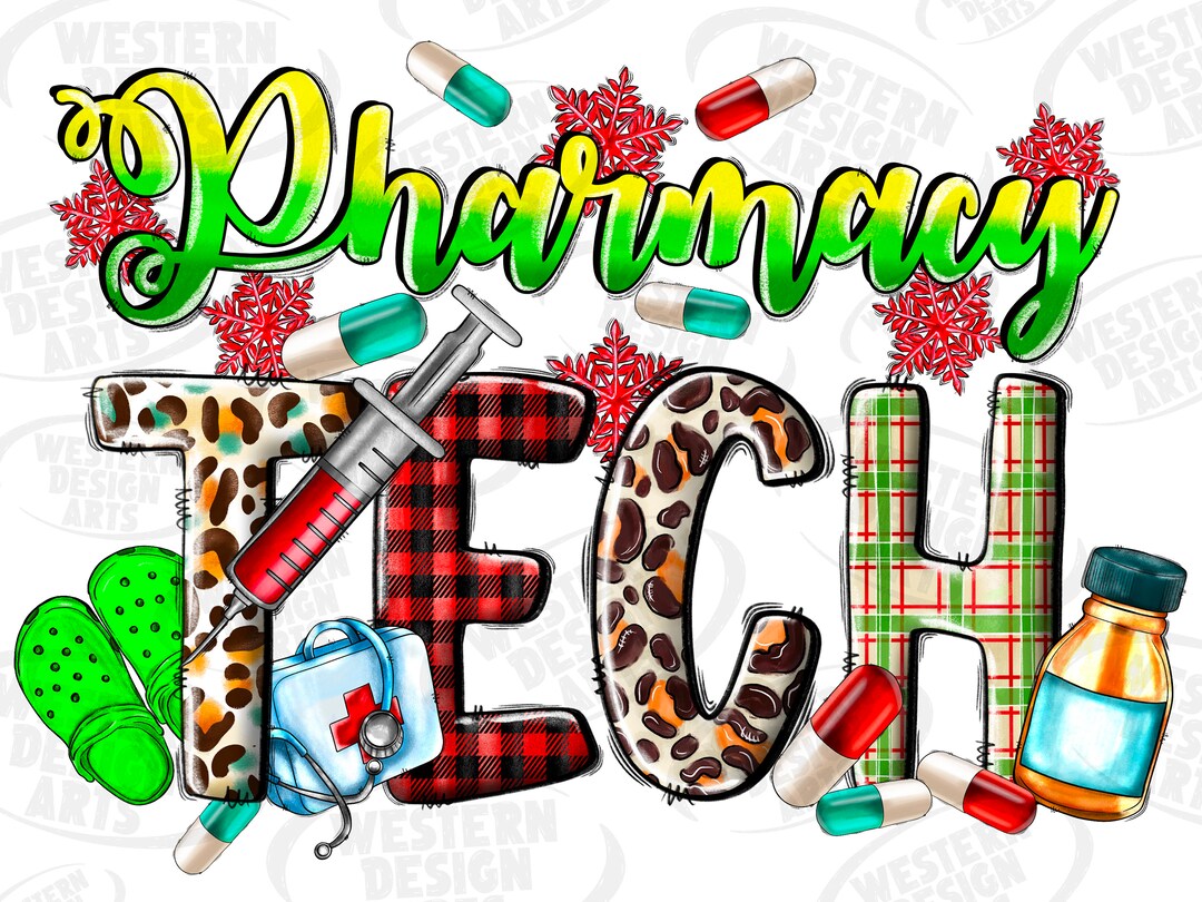 Pharmacy Tech Png Sublimation Design Download, Pharmacy Technician Png ...