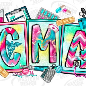 Cma Medical Assistant Png, Sublimation Design Download, CMA Nurse Png ...