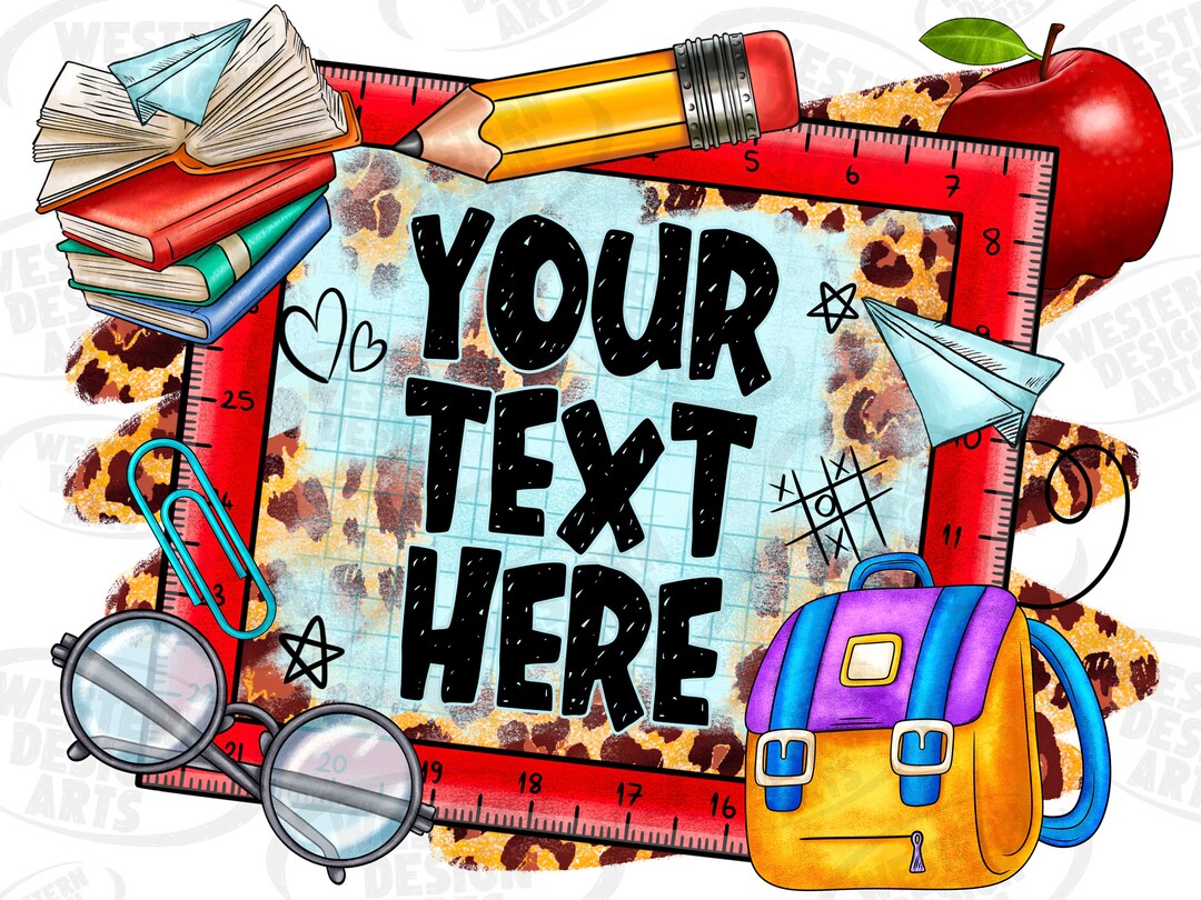 Customize Teacher Name Png Sublimation Design Download, Teacher's Day ...