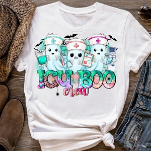 Icu Boo Crew Png, Boo Boo Crew PNG Sublimation Design,nurse Halloween ...
