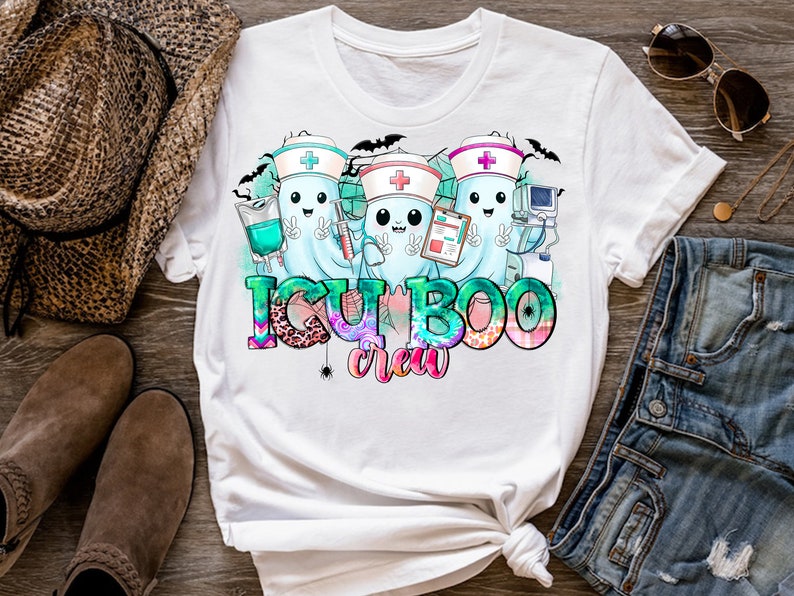 Icu Boo Crew Png Boo Boo Crew PNG Sublimation Designnurse - Etsy