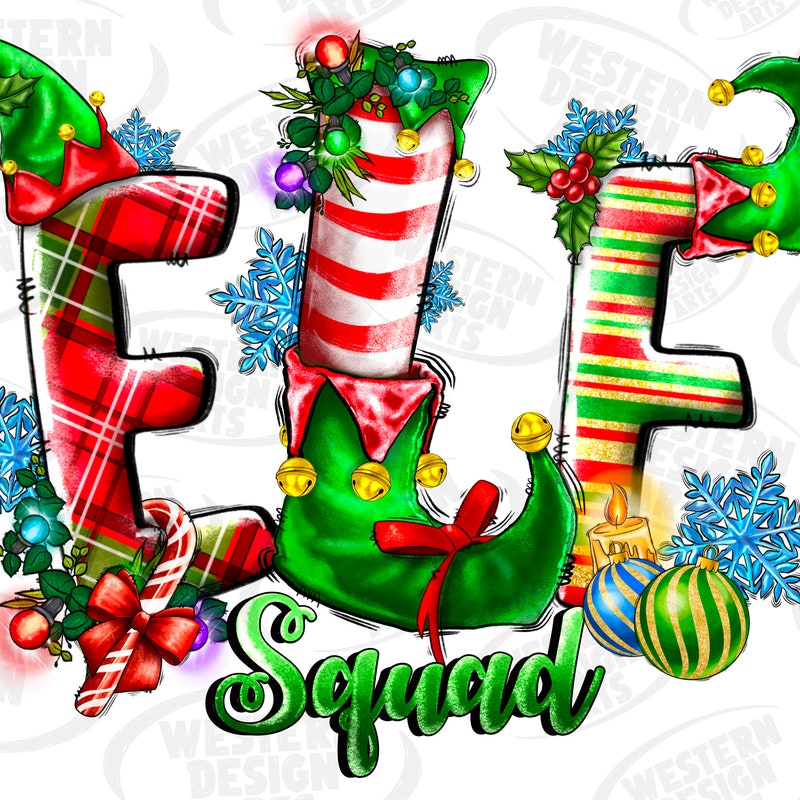 Elf Squad Svg - Etsy