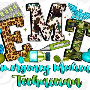 Emergency Medical Technician Png Sublimation Design, Western, EMT ...
