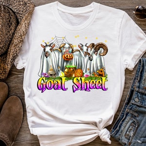 Goat Sheet Halloween PNG, Halloween Png, Goat Sheet Png, Ghost Goat Png ...