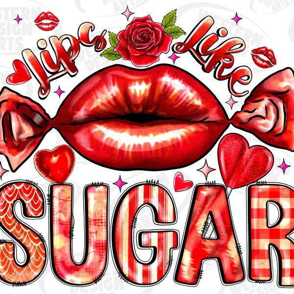Lip Like Sugar Png - Etsy