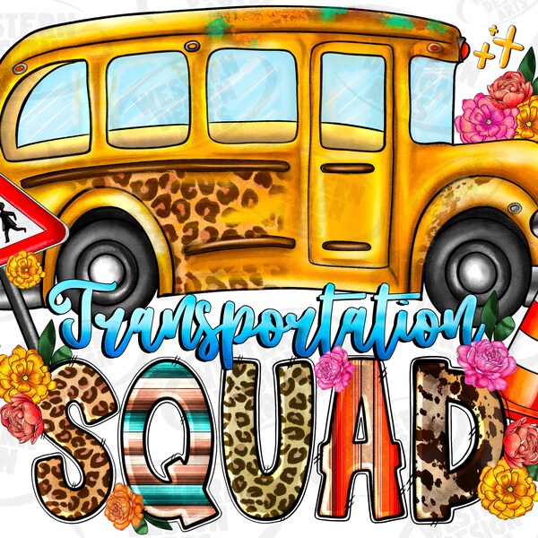 Transportation Squad Svg - Etsy