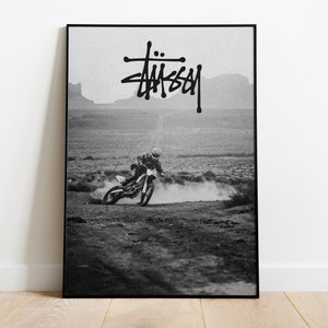 Vintage Stussy Poster Retro Stussy Print for Stylish Décor Iconic ...